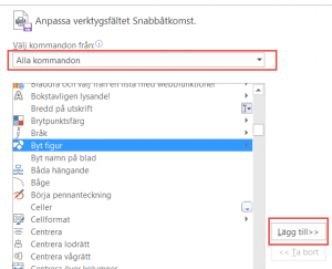 Infoga kommentar med egen vald figur - Excelbrevet