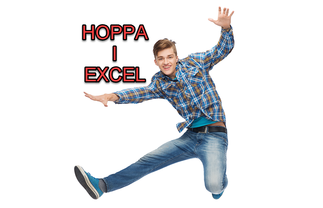 Hoppa till sista cellen i en rad eller kolumn med ett klick - Excelbrevet