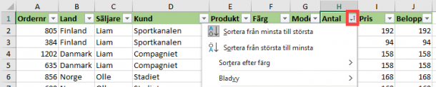 Börja sortera en lista på tio olika sätt - Excelbrevet