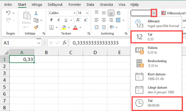 Hantera tid och klockslag i OM-formler - Excelbrevet