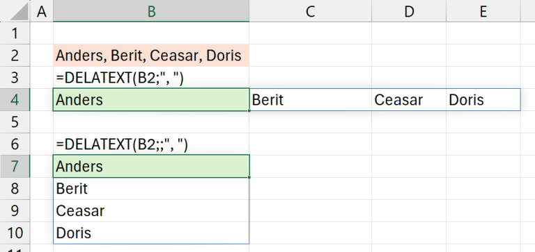 Räkna antal ord i Excel - Excelbrevet